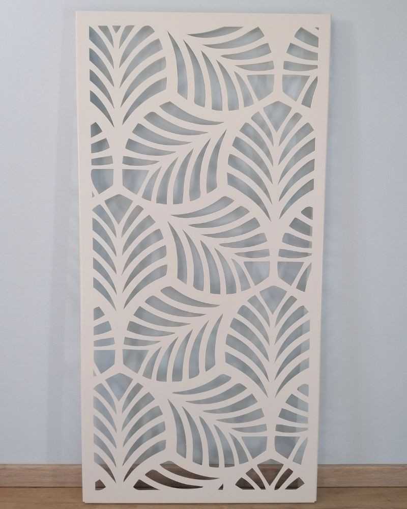 Panneau Décoratif Extérieur en Métal - Motif Strelizia | Métalenkit