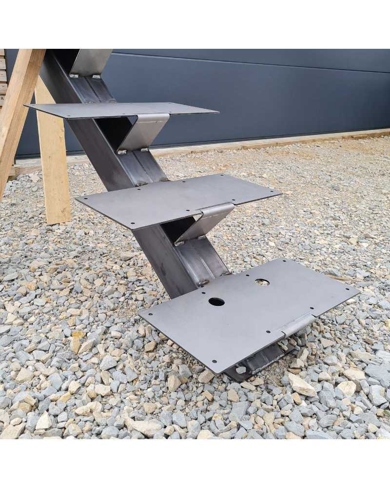 Support de marche tôle pliée BASIC METAL - Sur-mesure